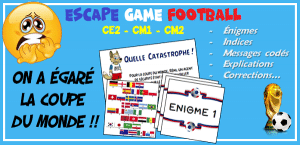 Escape Game Coupe Du Monde Feminine 2019 CE2 CM1 CM2 Profissime