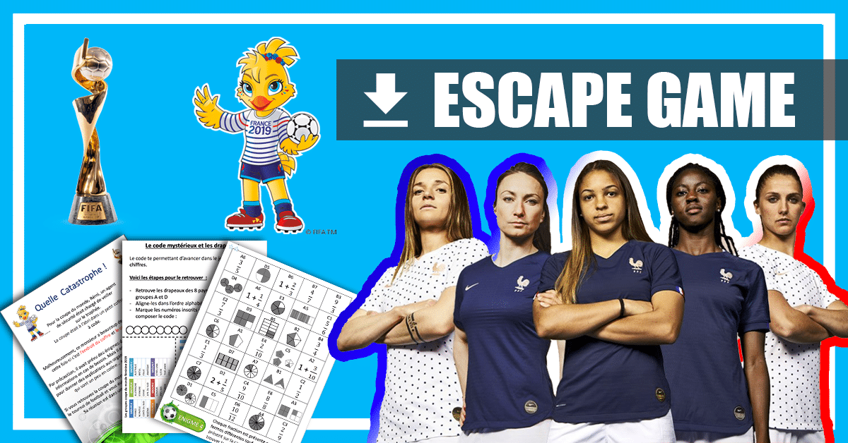Escape Game Coupe Du Monde Feminine 2019 CE2 CM1 CM2 Profissime