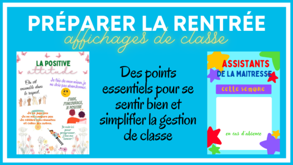 Affichage gestion de classe : La positive attitude - Profissime ...